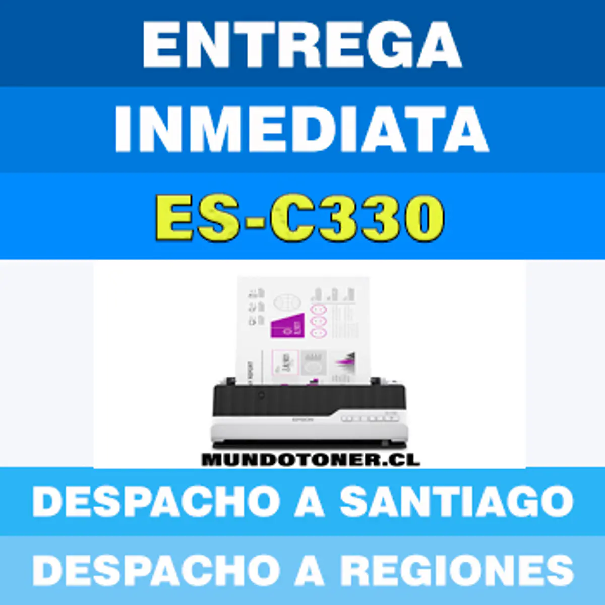 Escaner Epson DS-C330 Compacto Duplex B11B272201