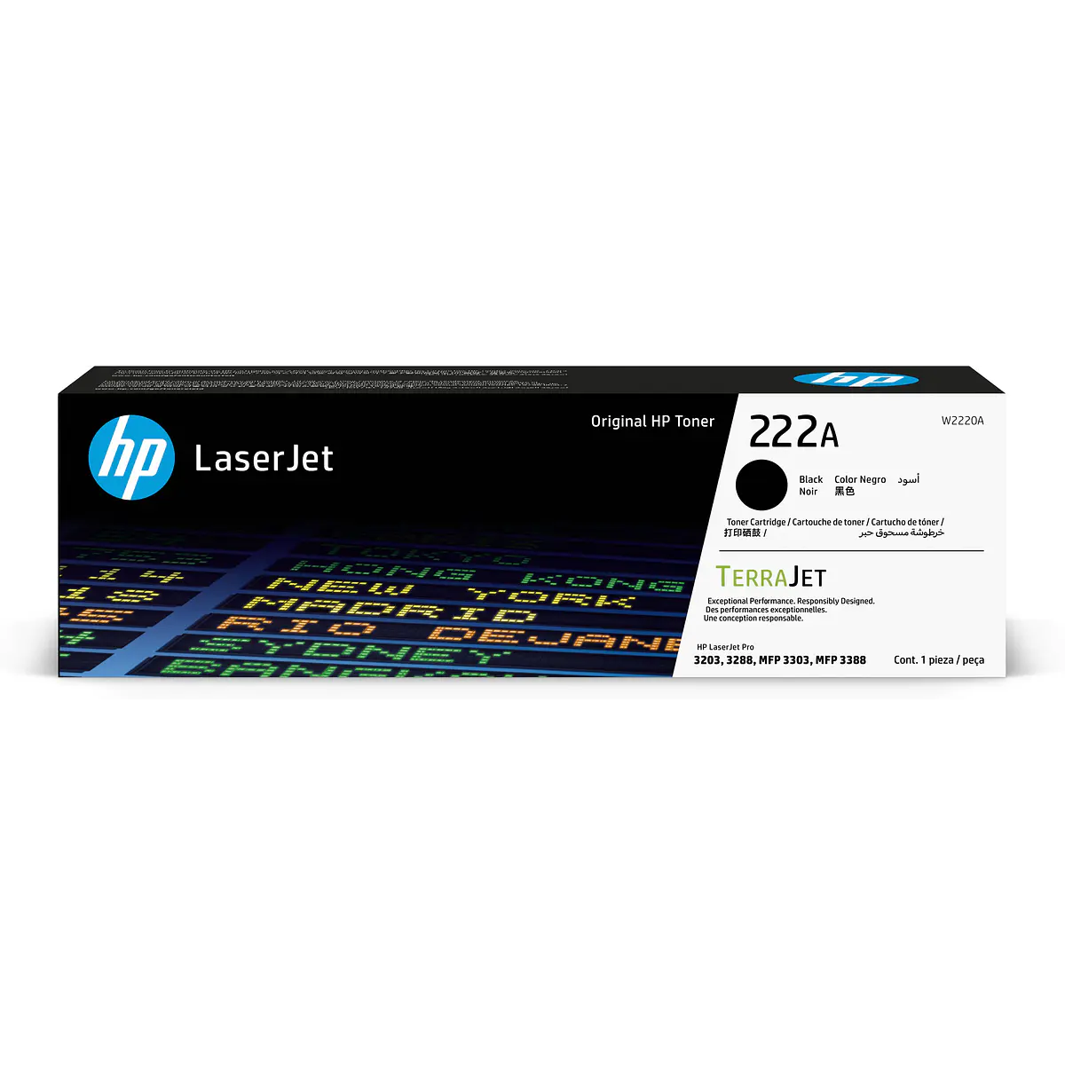Tóner HP W2220A 222A Negro Original LaserJet Pro 3303FDW | M