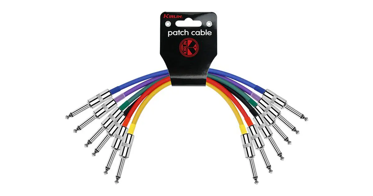 Pack 6 Cable patch 0,3M Ipv6-241-0,30 Kirlin