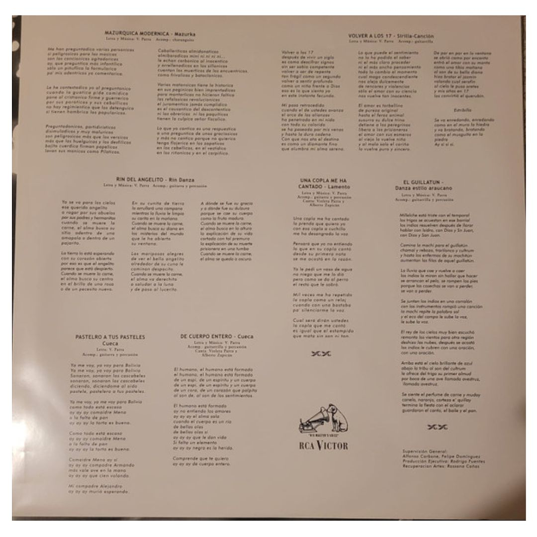 VIOLETA PARRA - LAS ULTIMAS COMPOSICIONES (VIOLET VINYL) / V