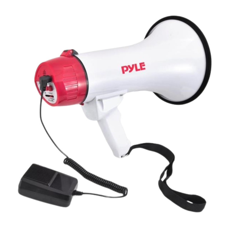 Megafono Microfono-Sirena 40 Watt