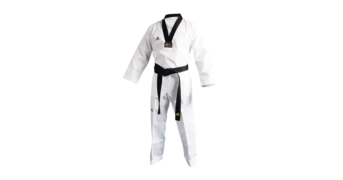 Traje de Karate Adidas Blanco