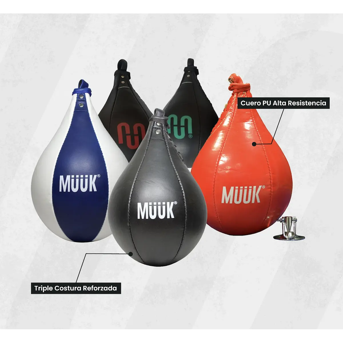 Pera De Box Muuk Con Rotor Negro/Turquesa