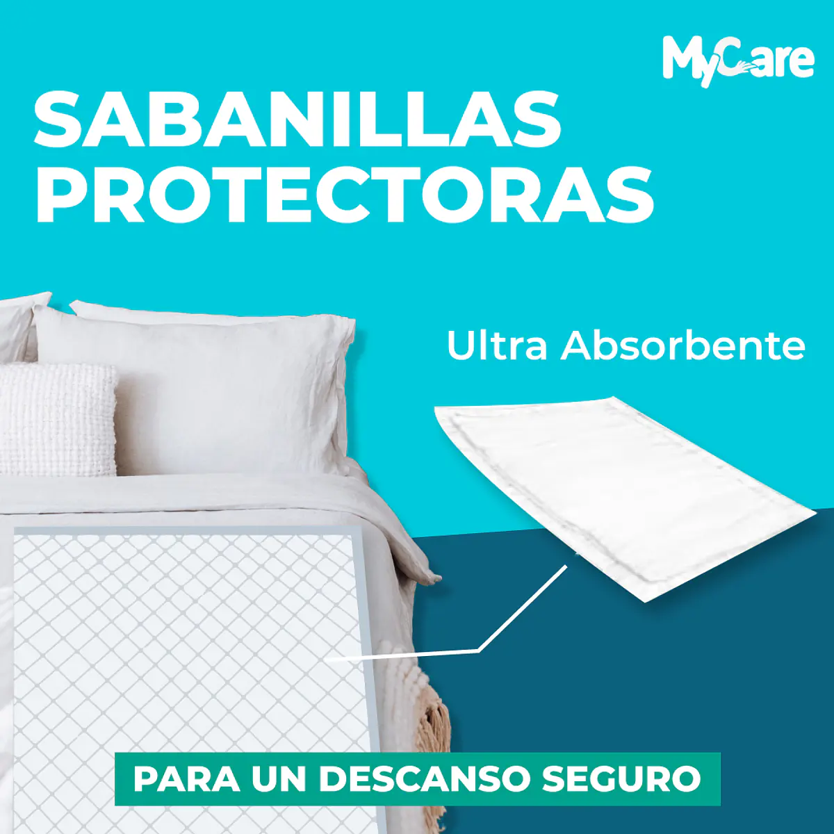 100 Sabanillas Adulto MyCare - 90x60 cm