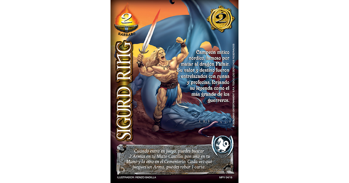 Sigurd Ring (MP1) - Singles Primera Era - Mitos y Leyendas