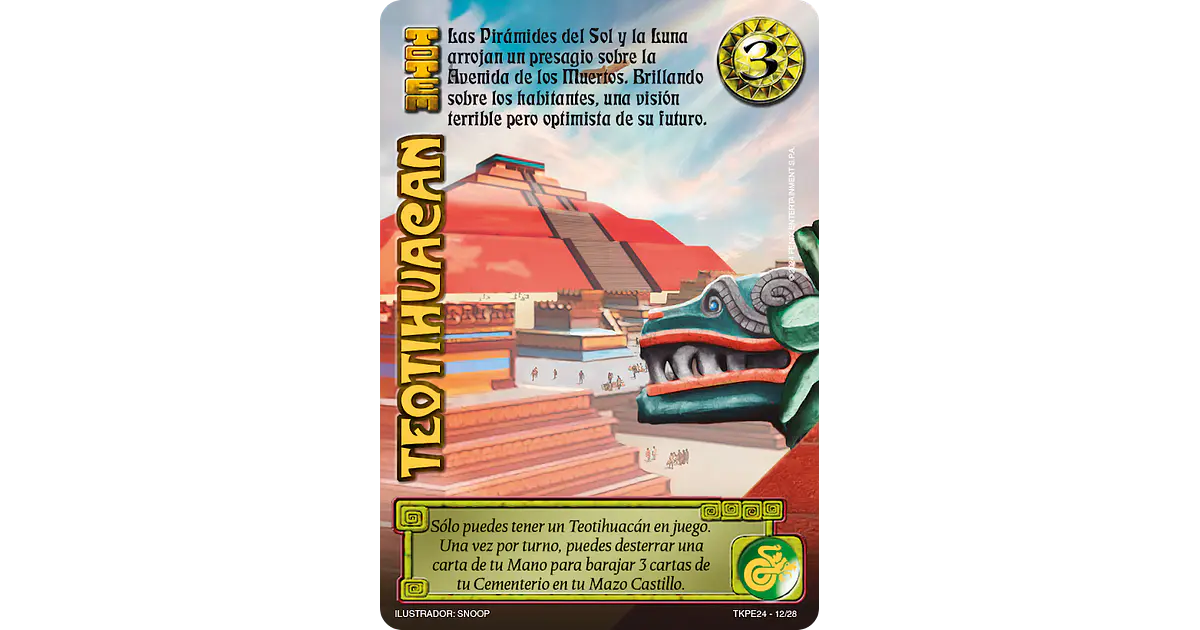 Teotihuacan (TKPE24 - Justa) - Singles Primera Era - Mito...