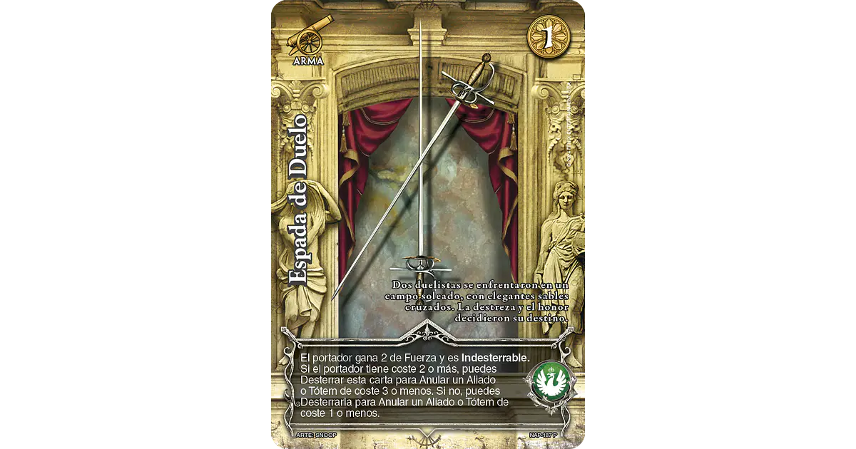 Espada de Duelo single primera era