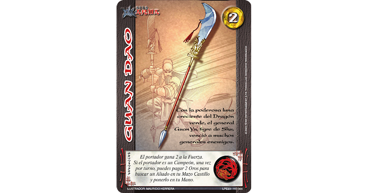 Guan Dao (LPE3.0 - Real) - Singles Primera Era - Mitos y ...