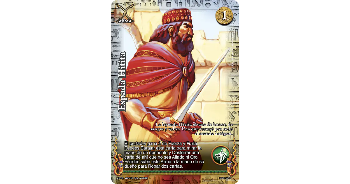 Espada Hitita single primera era
