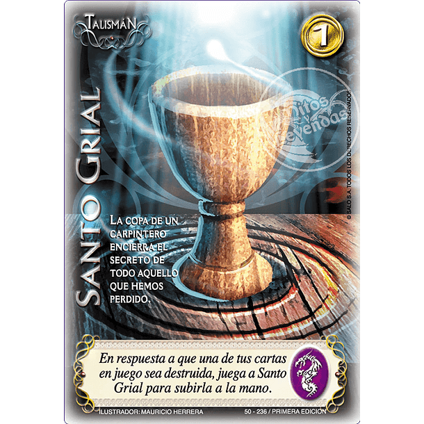 Santo Grial - Singles Primer Bloque - Mitos y Leyendas