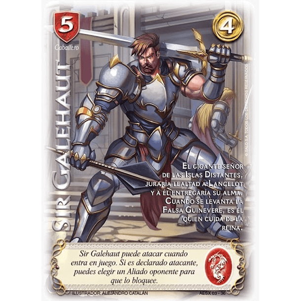 Sir Galehaut (AESX - Lancelot Grial) singles primer bloqu...