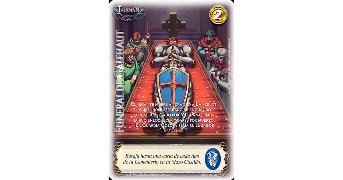 Funeral de Galehaut (AESX - Lancelot Grial) singles prime...