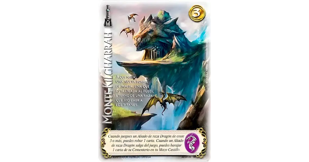 Monte Kilgharrah (AESX - Corte de la Furia) singles prime...