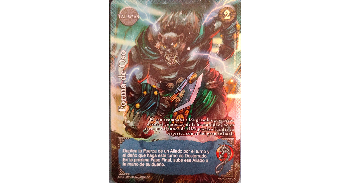 Forma de Oso (VAL - VC Foil) Singles Nueva Era - Mitos y ...