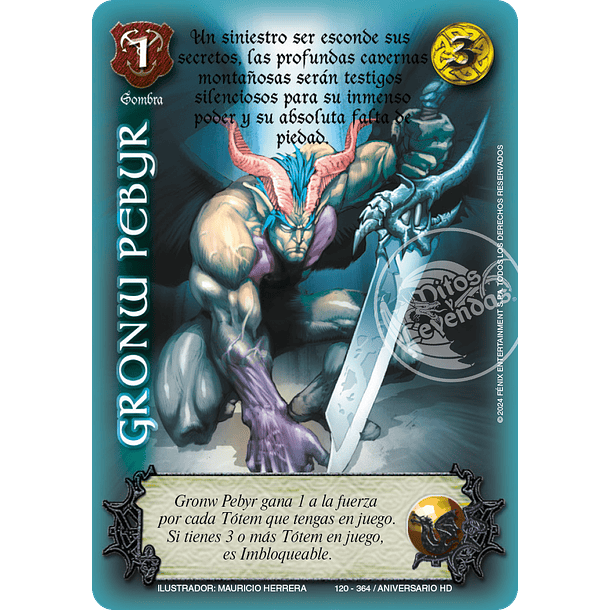 Gronw Pebyr (HD Aniversario - Real) - single primer bloqu...