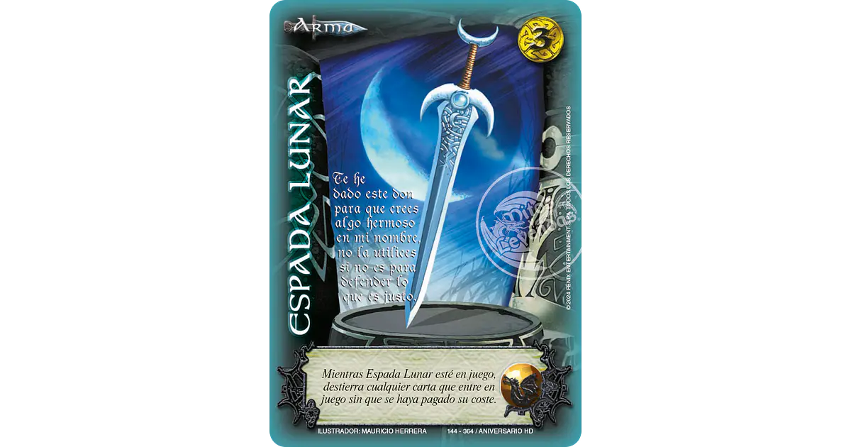 Espada Lunar (HD Aniversario - Real) - single primer bloq...
