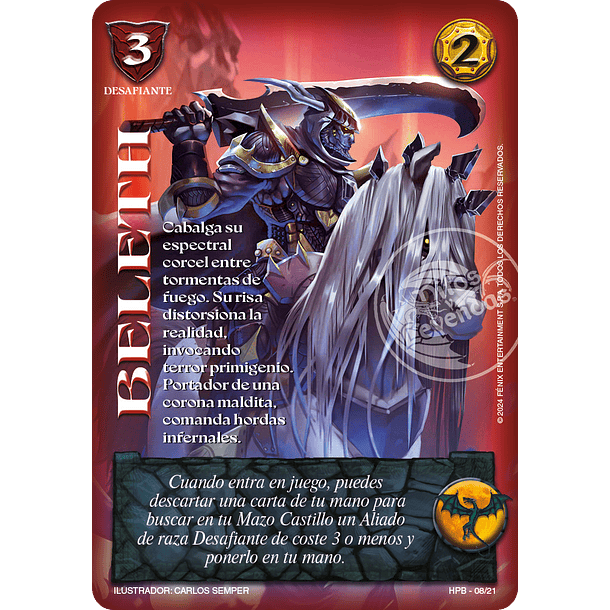 Beleth (Kit Inferno) - singles primer bloque - Mitos y Le...