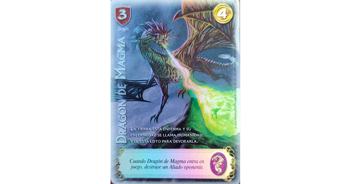 Dragon de Magma (Zombies) single primer bloque myl - Mito...