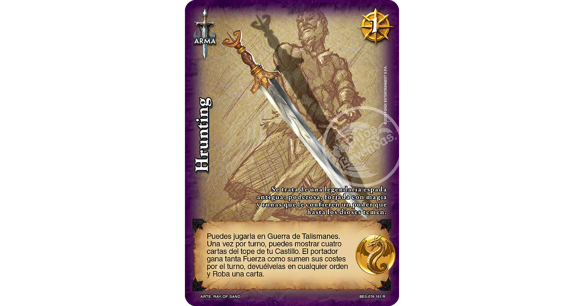 Hrunting (Bestiarium - Real) Singles Nueva Era - Mitos y ...