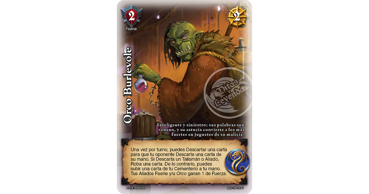 Orco Burlevole (Bestiarium - VC Foil) Singles Nueva Era
