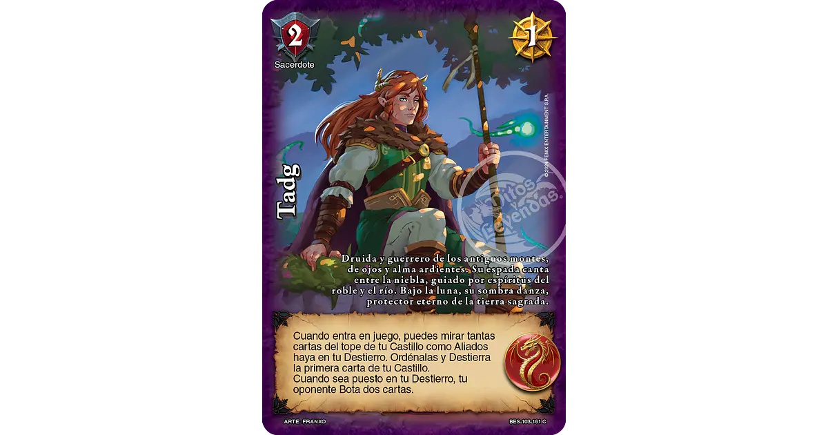 Tadg (Bestiarium - Cortesana) Singles Nueva Era - Mitos y...