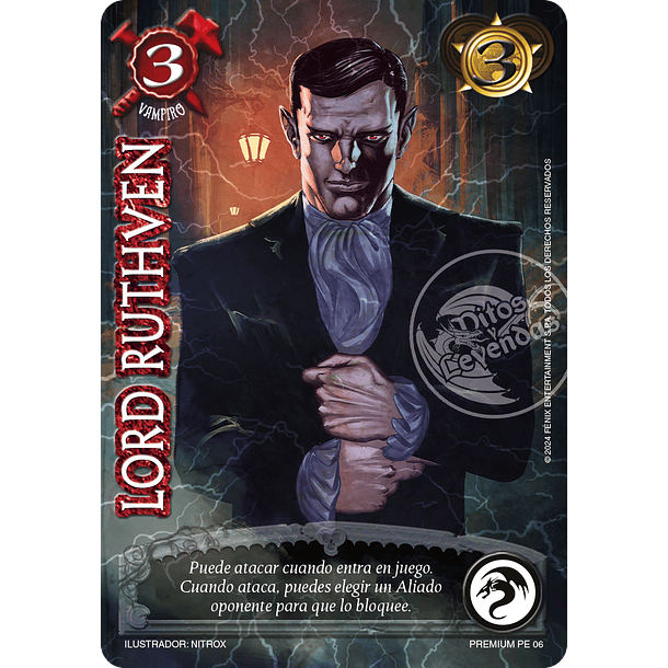 Lord Ruthven (LBPE24 - Full Art) - Singles Primera Era
