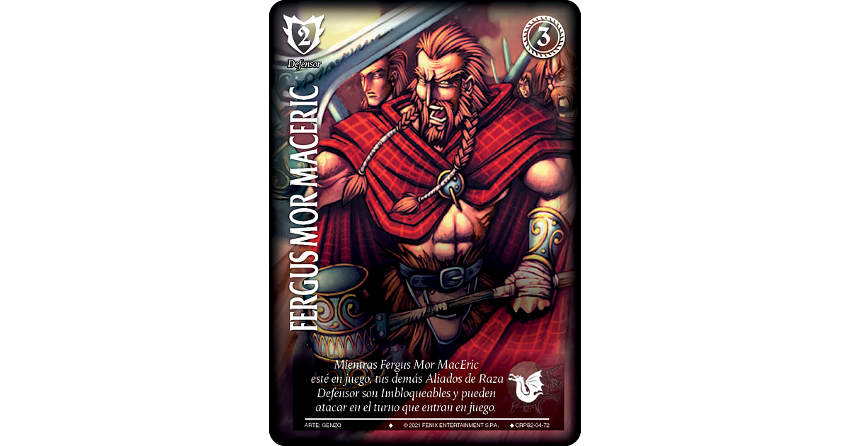 Fergus Mor Maceric (CRPB2 - Defensor) - Singles Primer Bl...