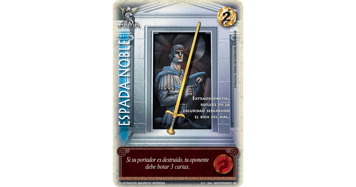 Espada Noble (HELENICA ANIV - Cortesana) - Singles Primer...