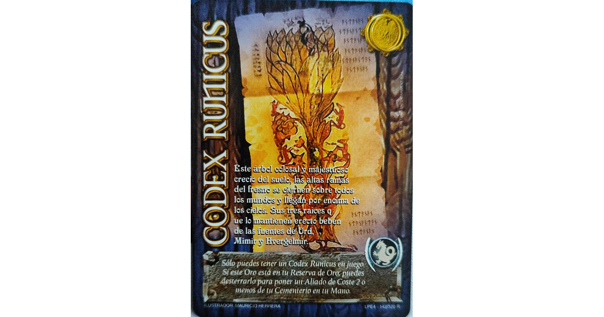 Codex Runicus (Rework) (LPE4 - Real) - Singles primera Er...