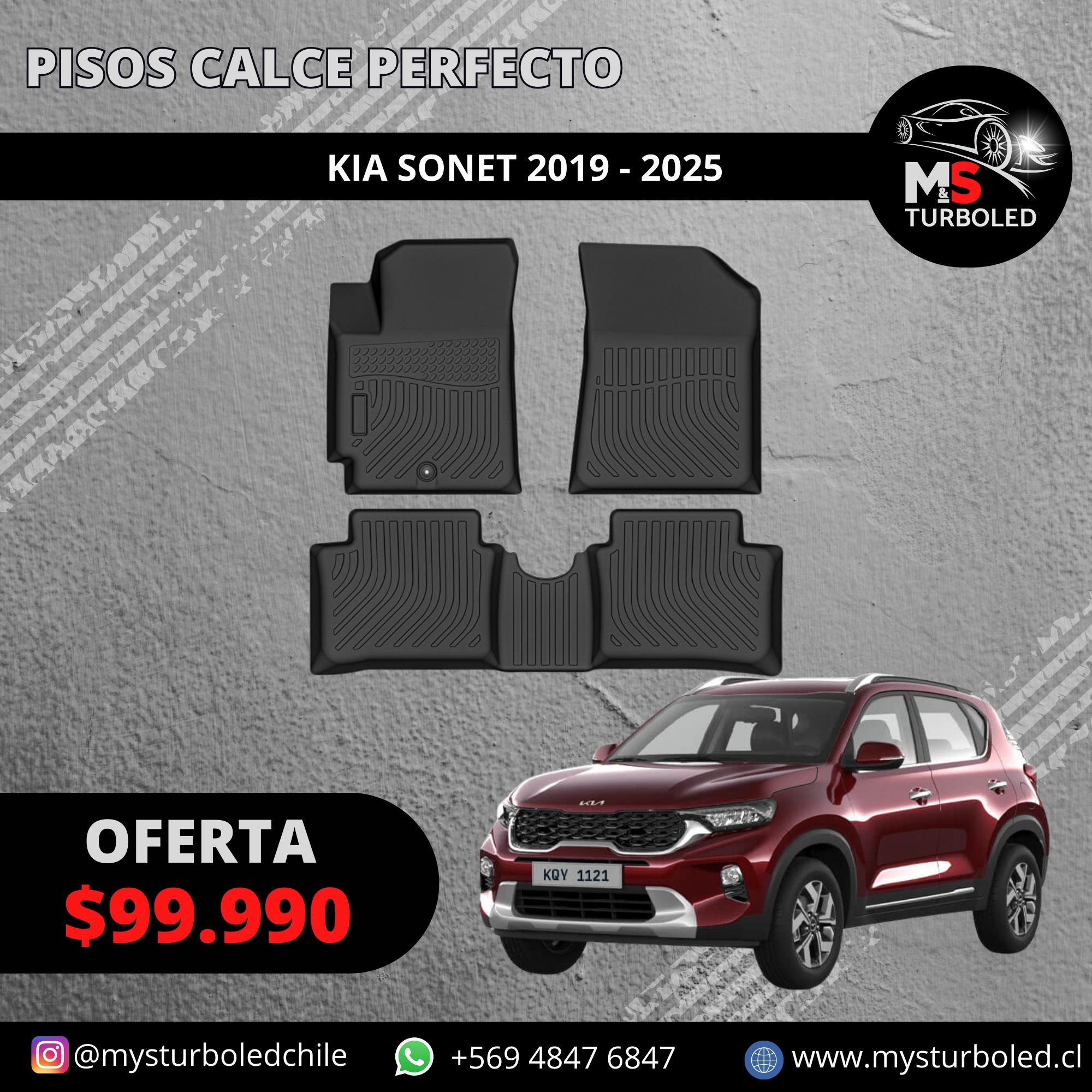 PISO DE CALCE PERFECTO KIA SONET