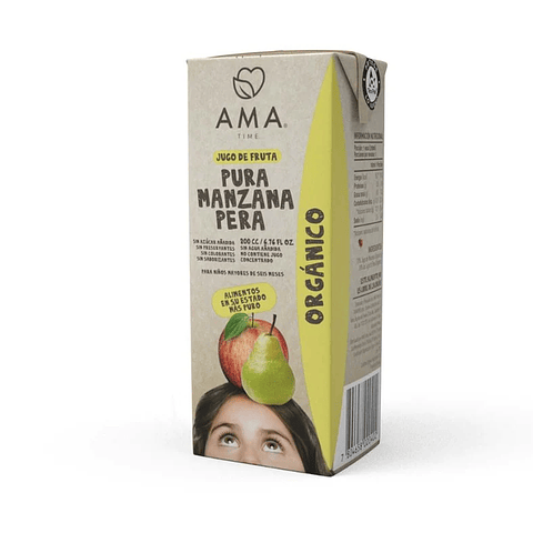 Jugo ama sabor manzana pera 200cc