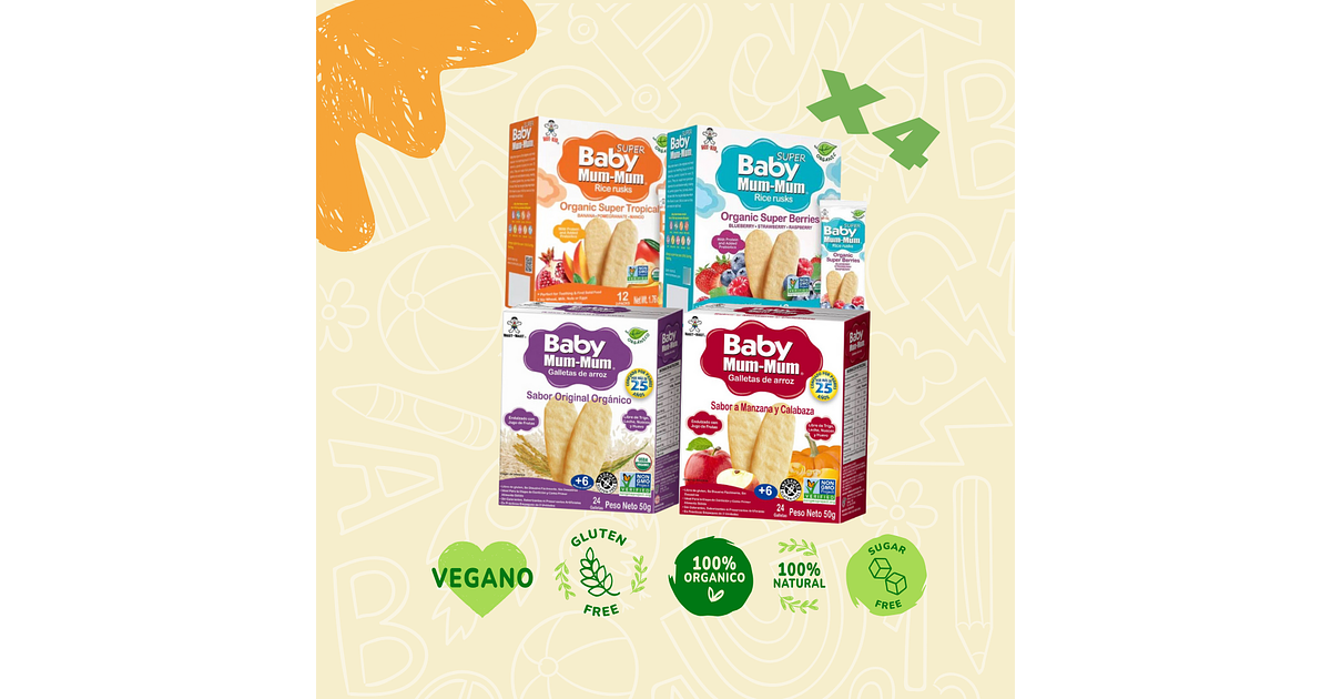 Pack baby Mum Mum x4