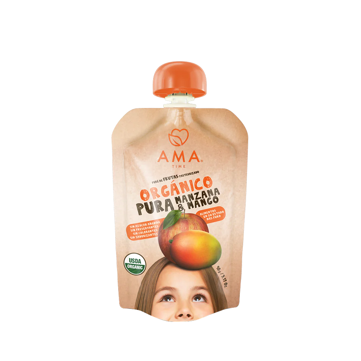 Compota ama time sabor manzana mango