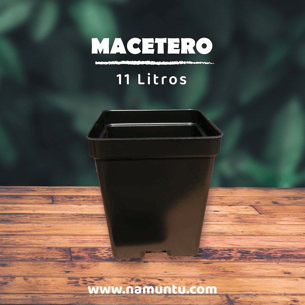Macetero 11 L cuadrado