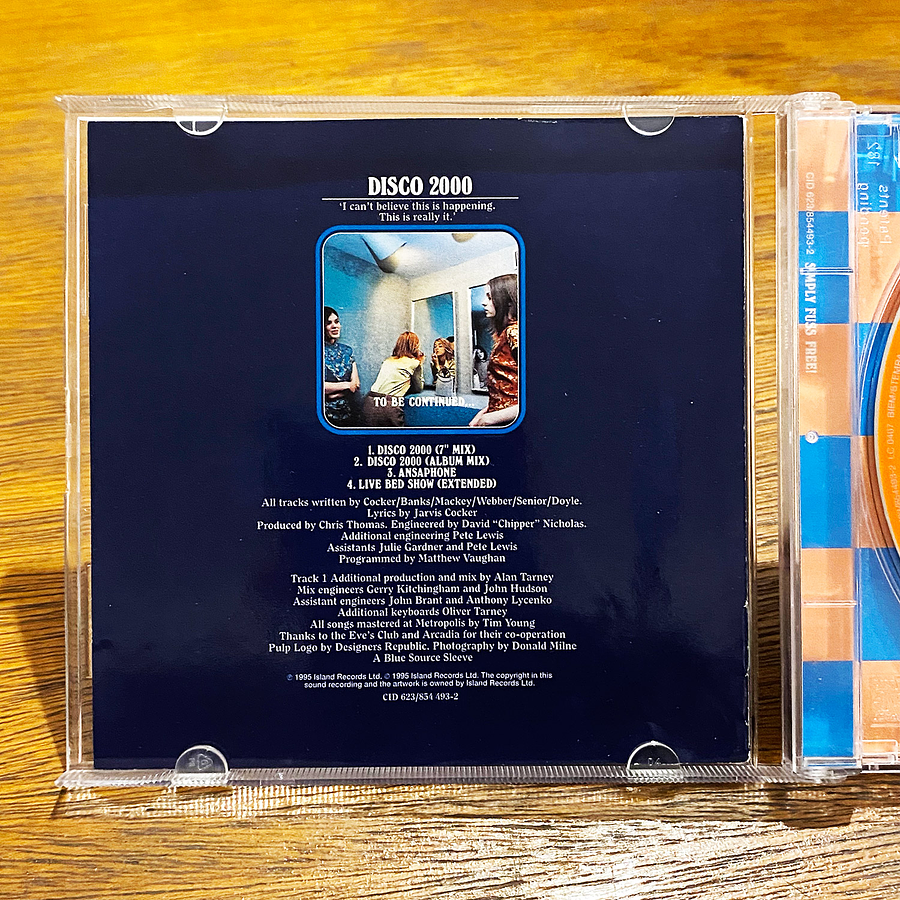 Pulp - Disco 2000 (CD1)