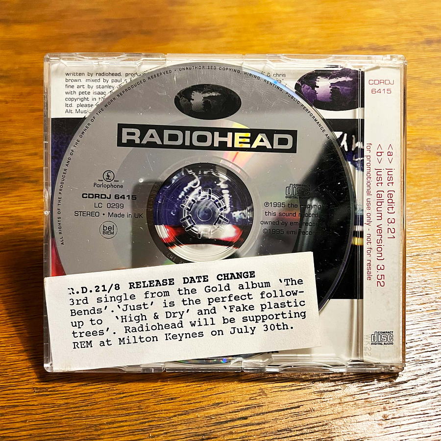 Radiohead - Just (Promo)