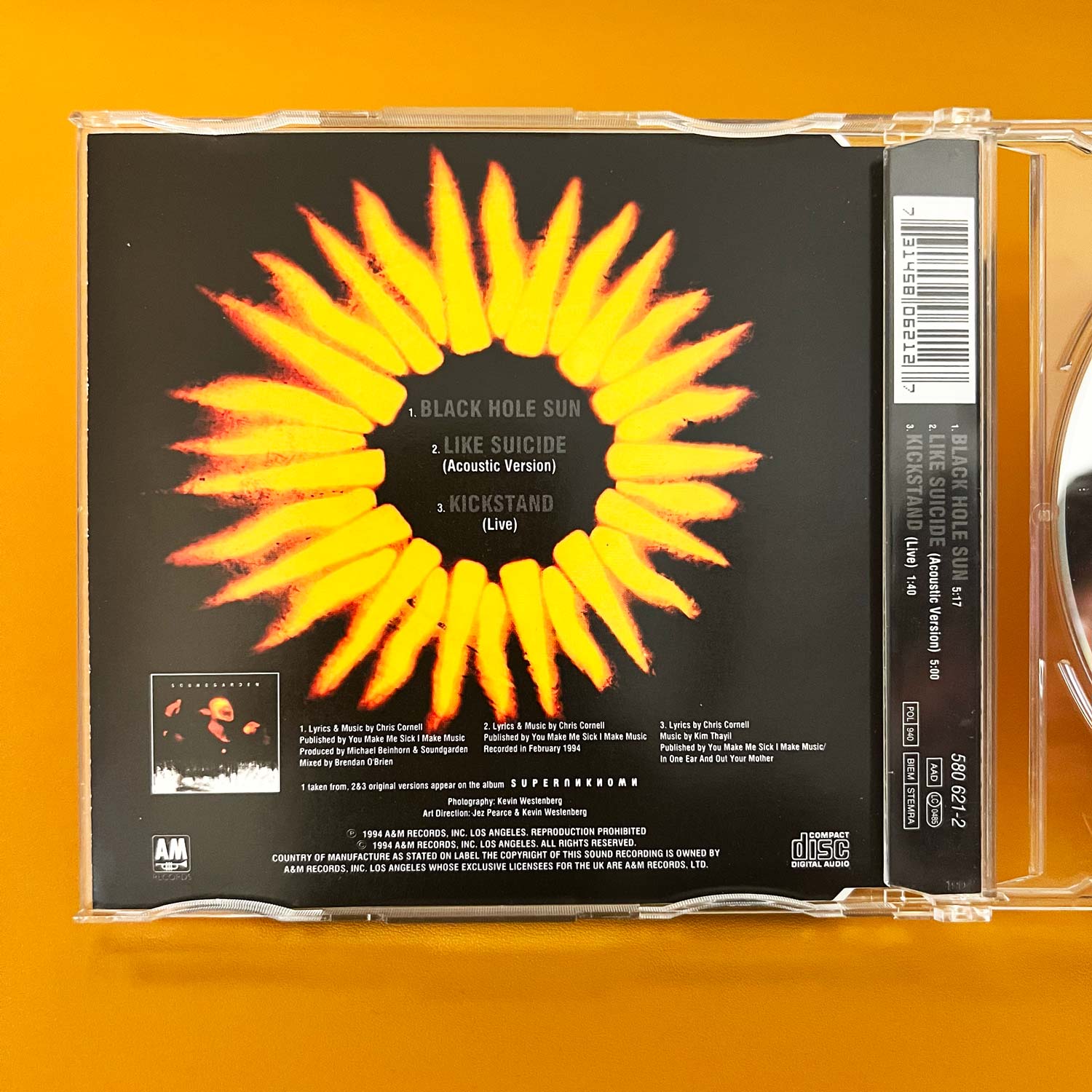 Soundgarden Black Hole Sun Album Cover