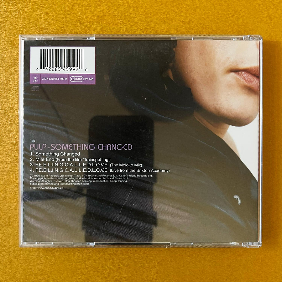Pulp - Something Changed (Boy CD)