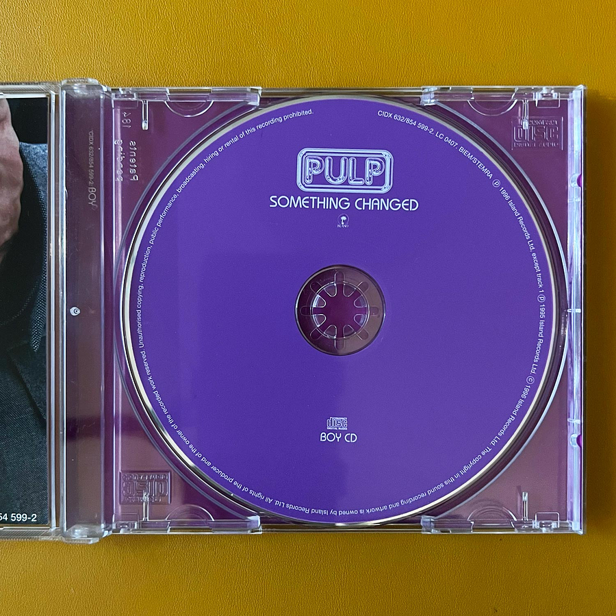 Pulp - Something Changed (Boy CD)