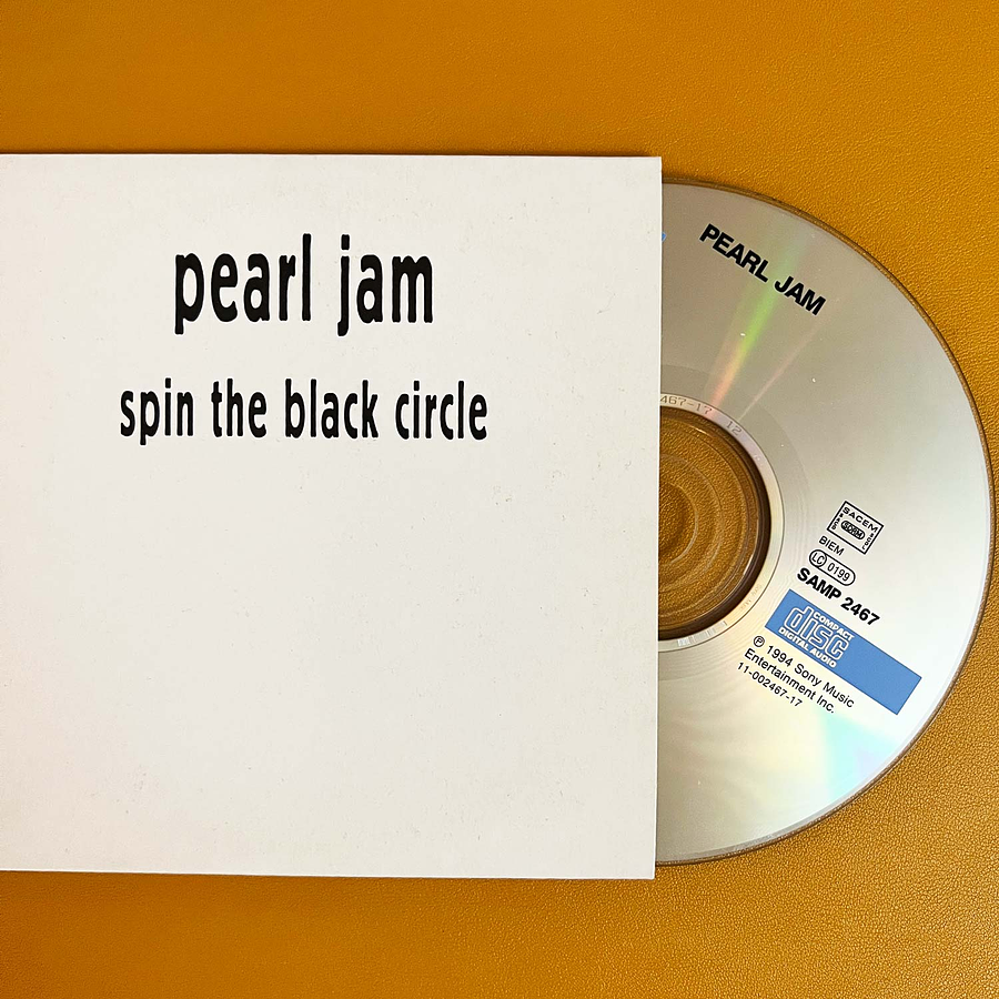 Pearl Jam - Spin The Black Circle - Single Promo