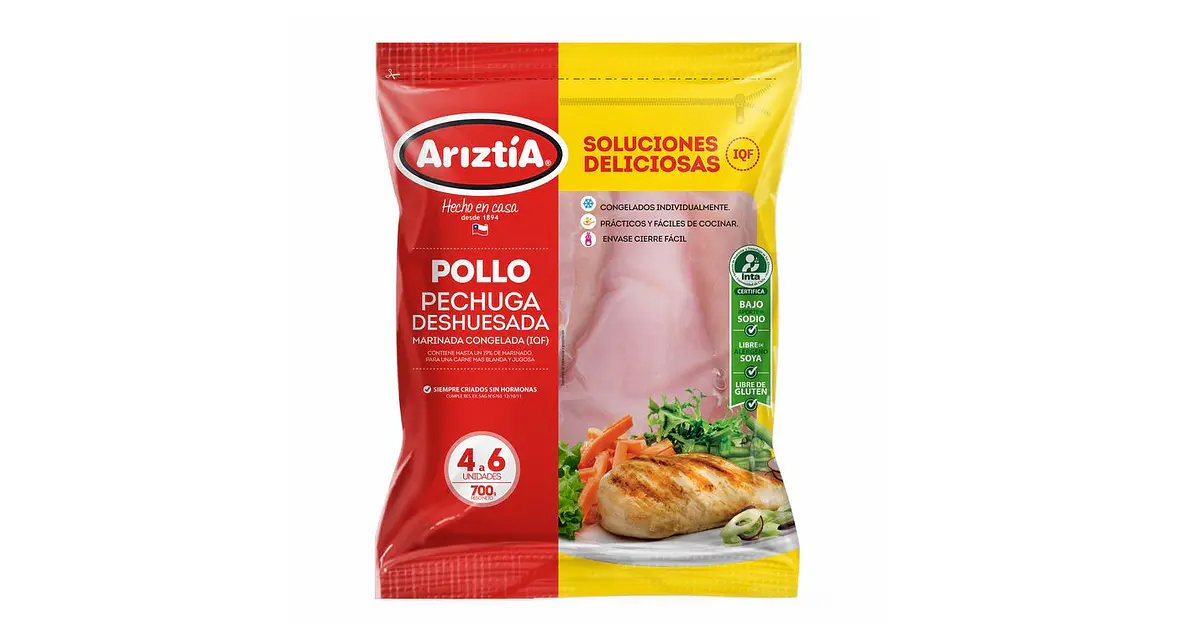 Pechuga deshuesada de pollo 700 g