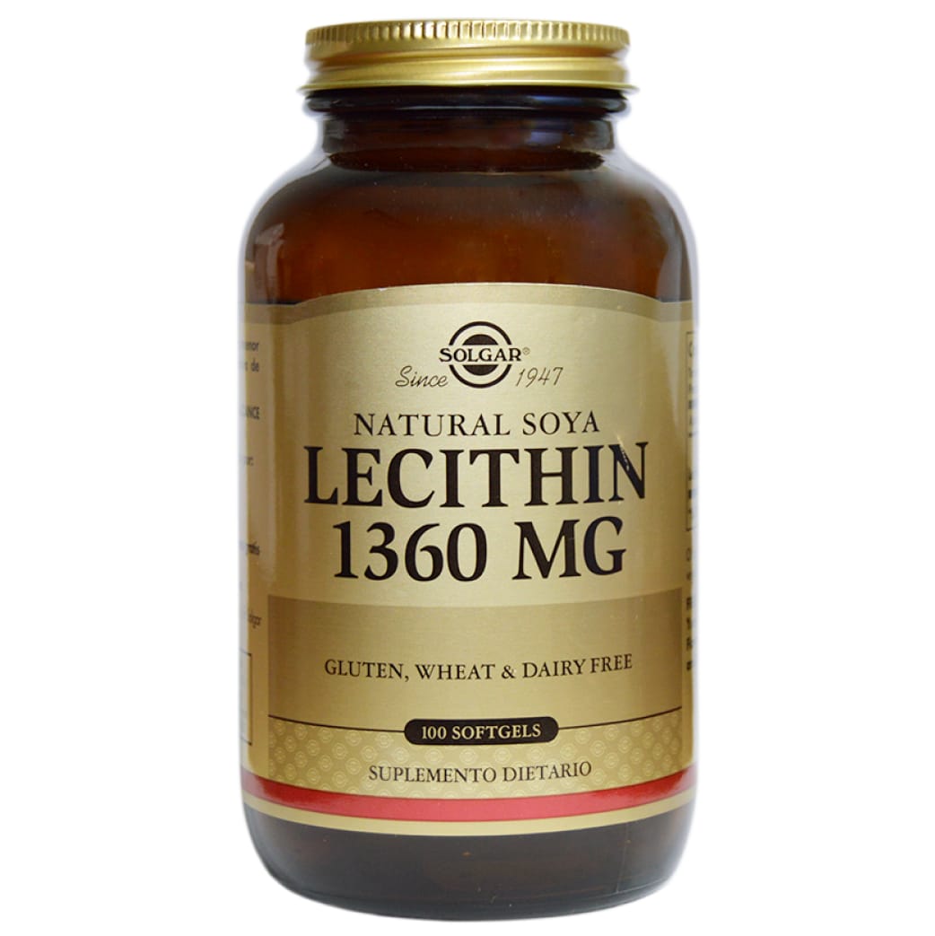 Lecithin 1360 Mg X 100 Softgels Solgar