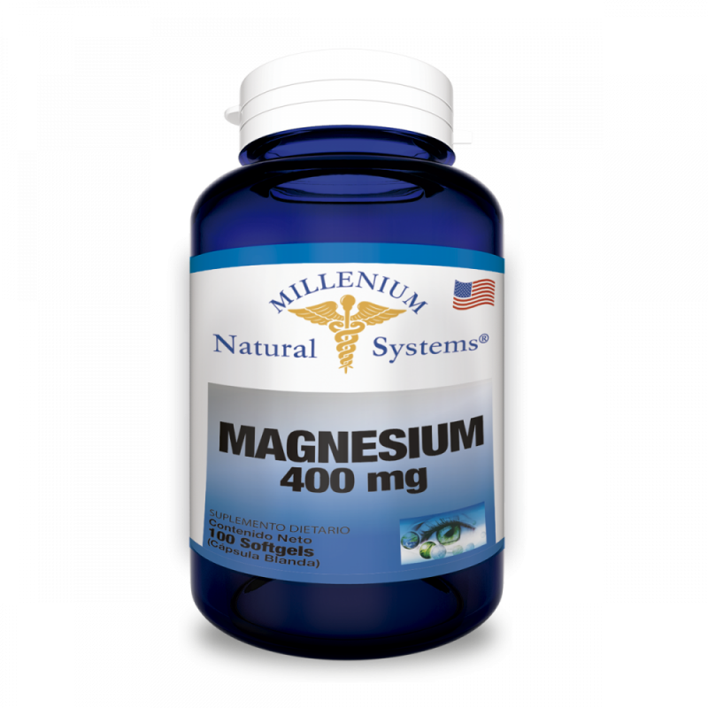Magnesium 400 Mg X 100 Softgels Natural Systems