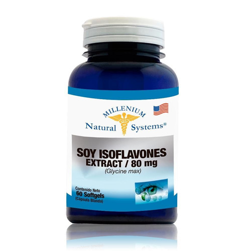Soy Isoflavones Extract / 80 Mg 100 Càps Blanda Natural S...