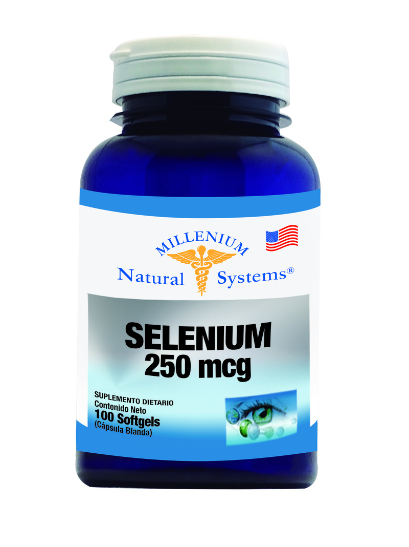 Selenium 250 Mcg X 100 Softgels Natural Systems