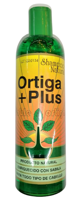 Shampoo Natural Ortiga + Plus X 500 Ml Natural & Plus