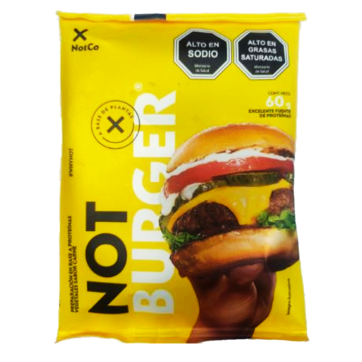 Not burguer 60 gr. 1 un.