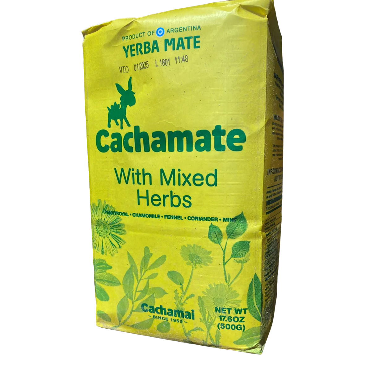 Yerba mate con mezcla de hierbas 500 g.