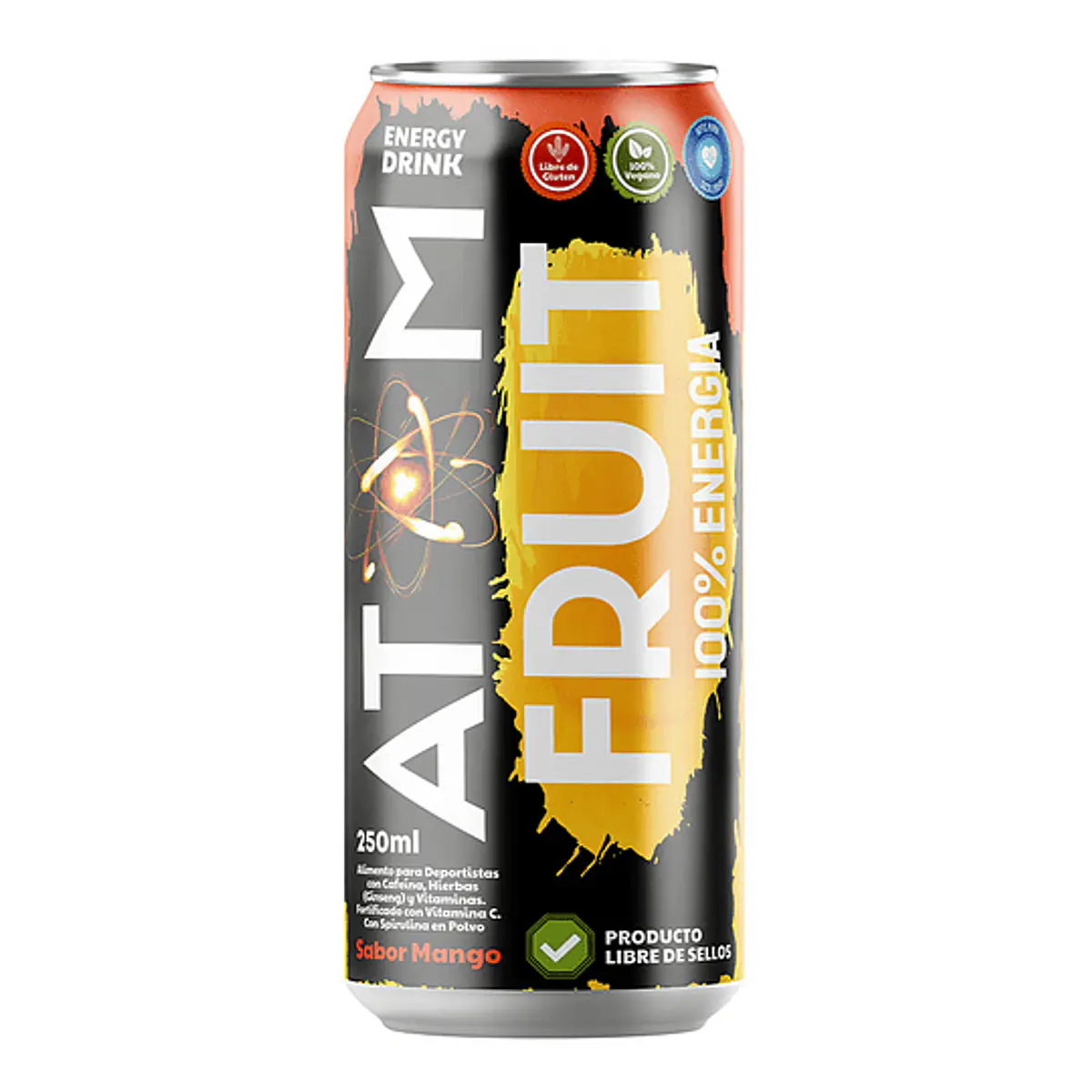 Bebida energética mango 250 ml.