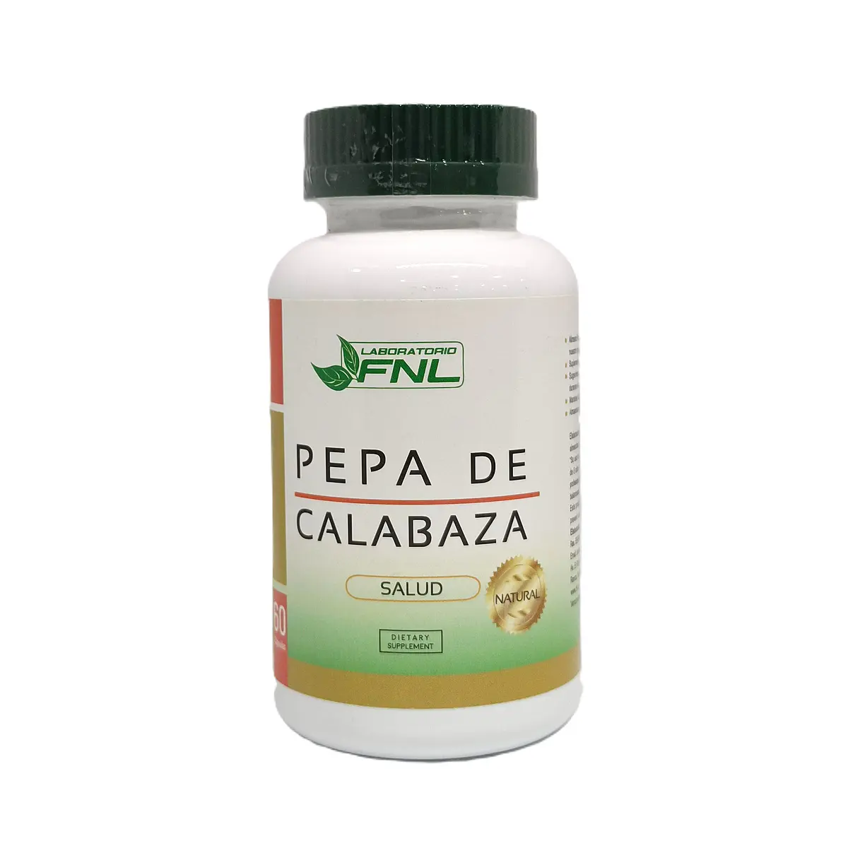 Pepa de calabaza 60 cápsulas